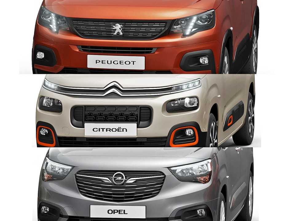 Peugeot e Citroën mostram nova geração da Partner e Berlingo - AUTOO